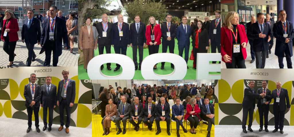 The IOC at the inauguration of the WOOE - International Olive Council