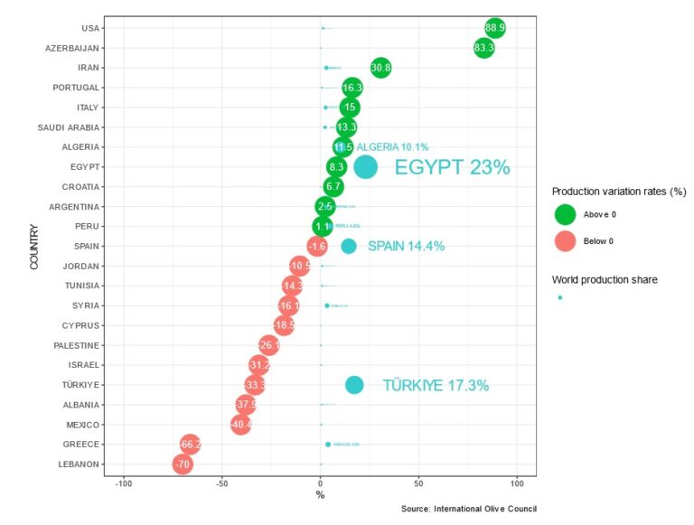 World Market of Olive Oil and Table Olives - Data From December 2024 ...